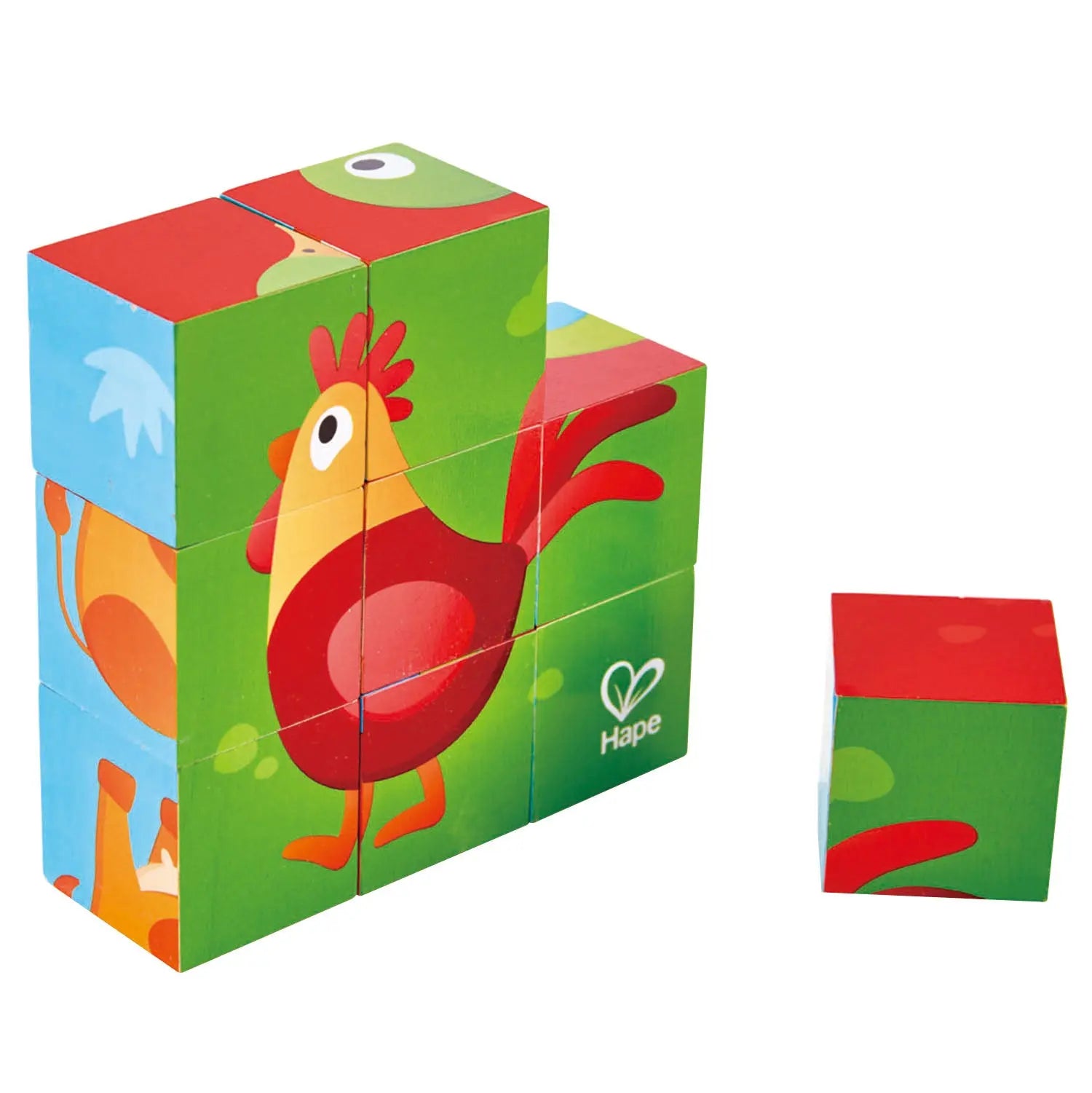 Farm Animal Block Puzzle - HapeToys