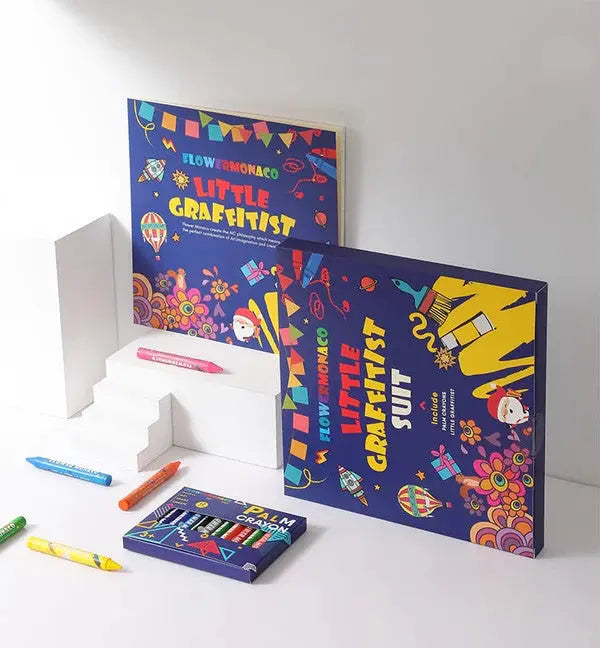 Little Graffiti suit (Coloring Book with Crayon Set) - HapeToys