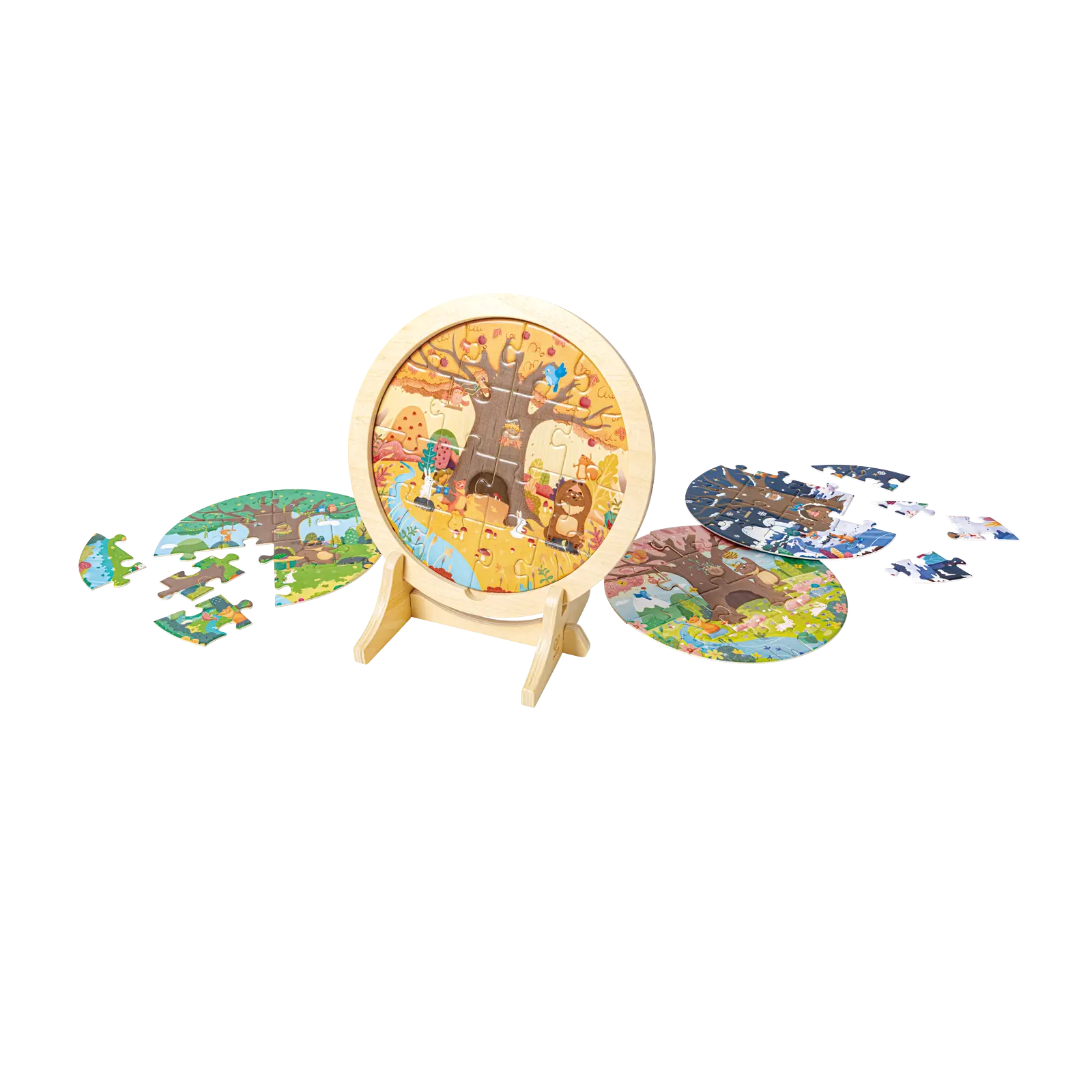 Four Seasons Layer Puzzle - Hape Toys (Hape International Inc.) – HapeToys