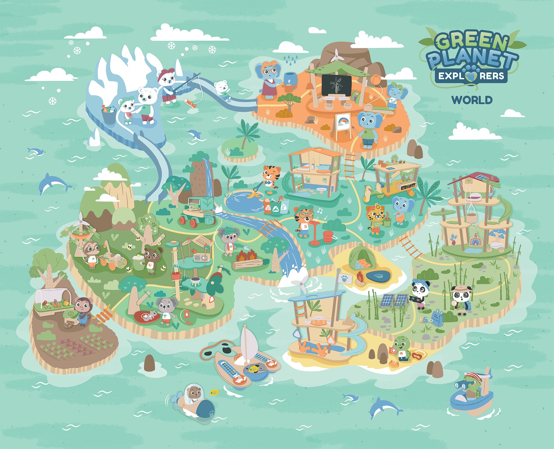 Hape Green Planet Explorers World