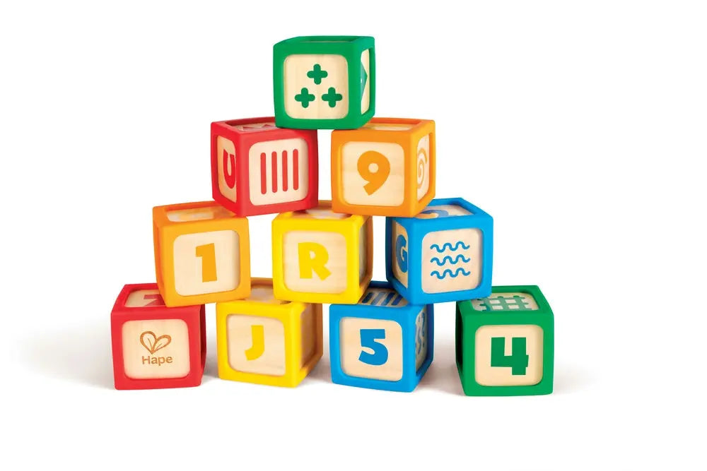 Grip-n-Stack Silicone & Wood Blocks - Hape Toys (Hape International ...